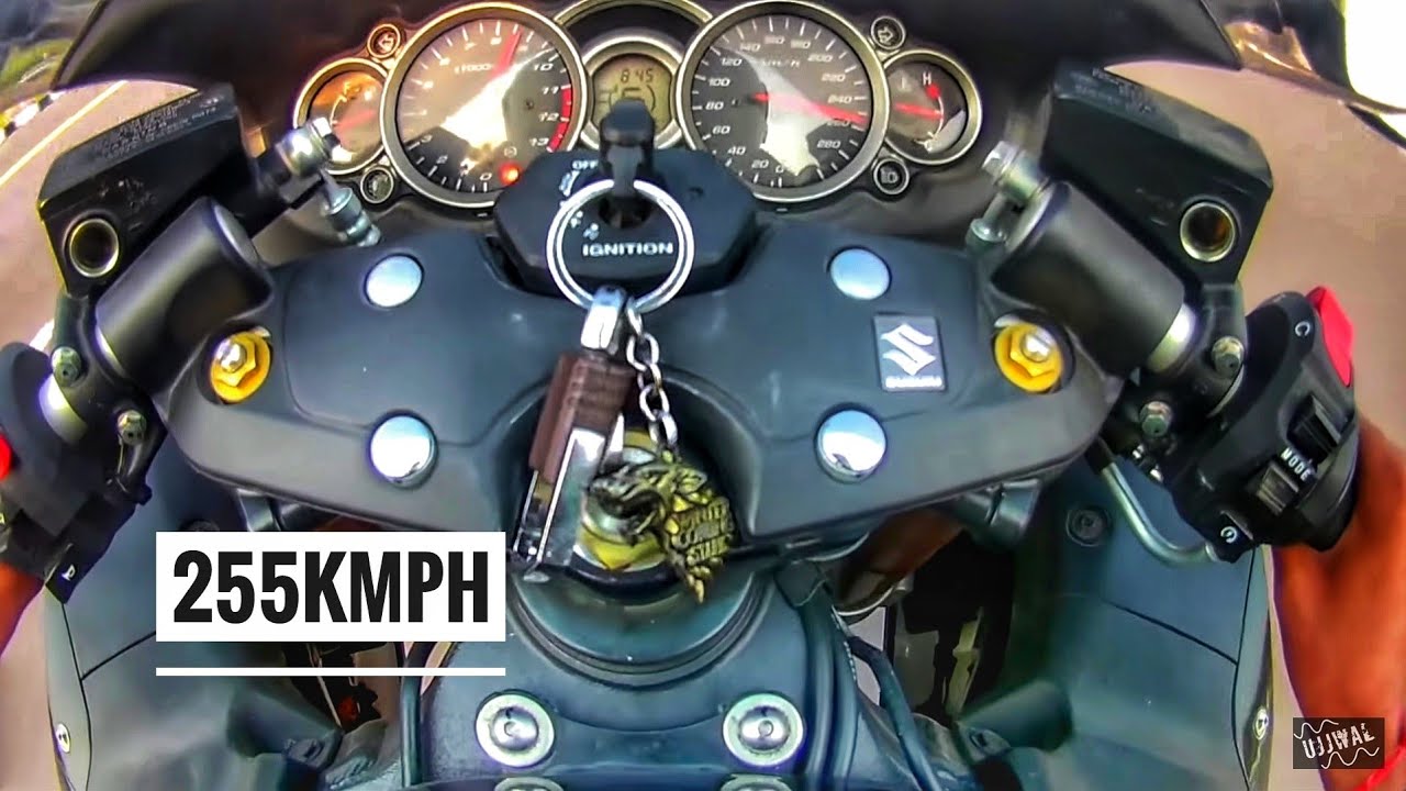 Riding hayabusa at 255 kmph 😲|Suzuki Hayabusa GSX 1300R | genuine ...