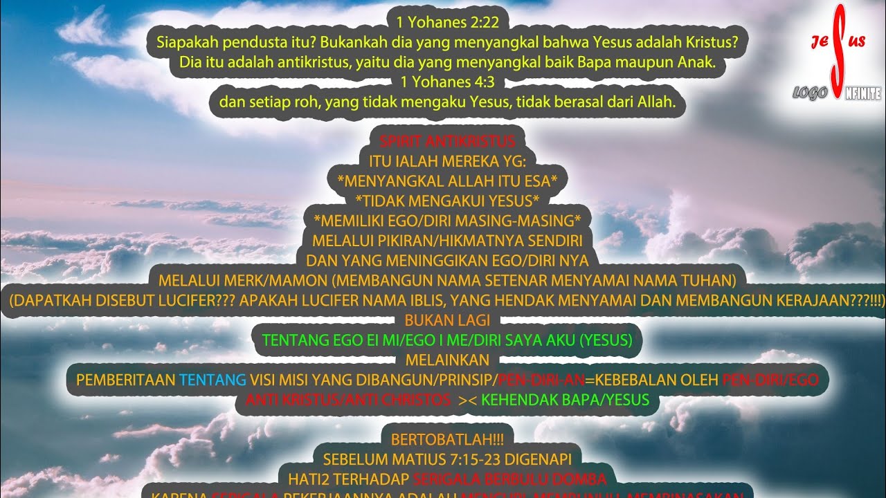 HIDUP ADALAH TENTANG KRISTUS YESUS TUHAN, LAWAN DARI YESUS ...