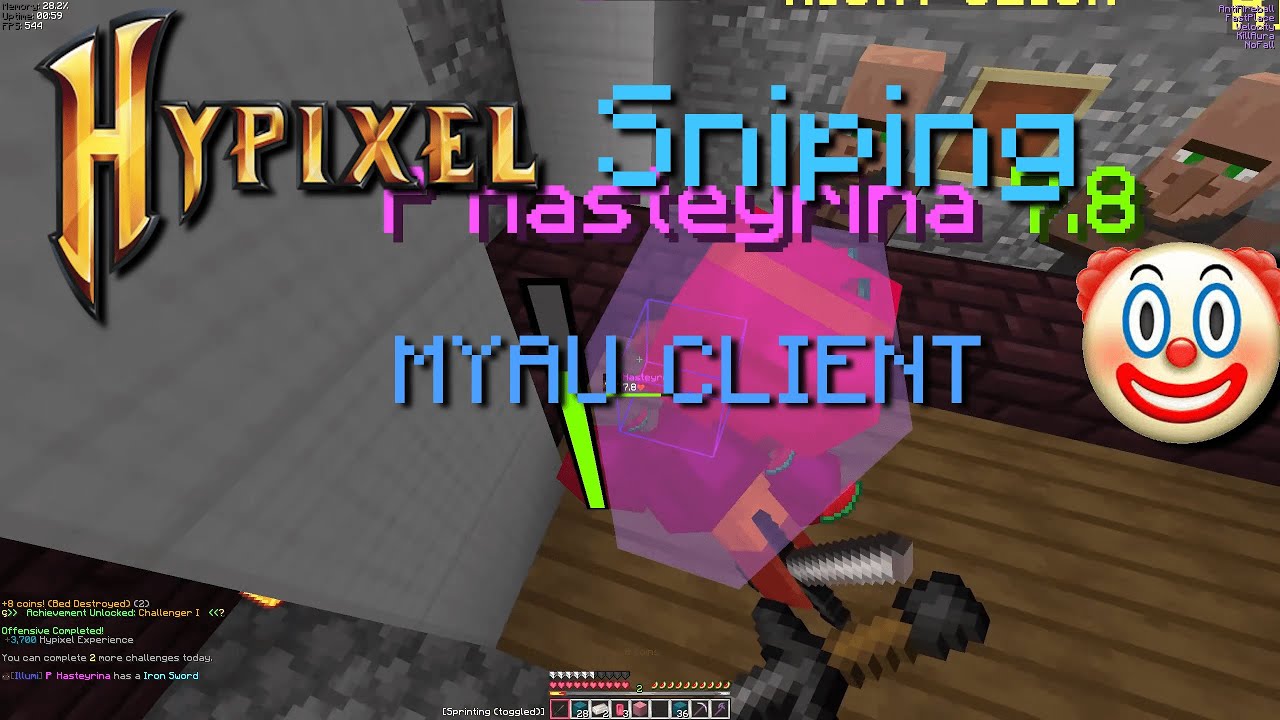 Sniping Kids On Hypixel - YouTube