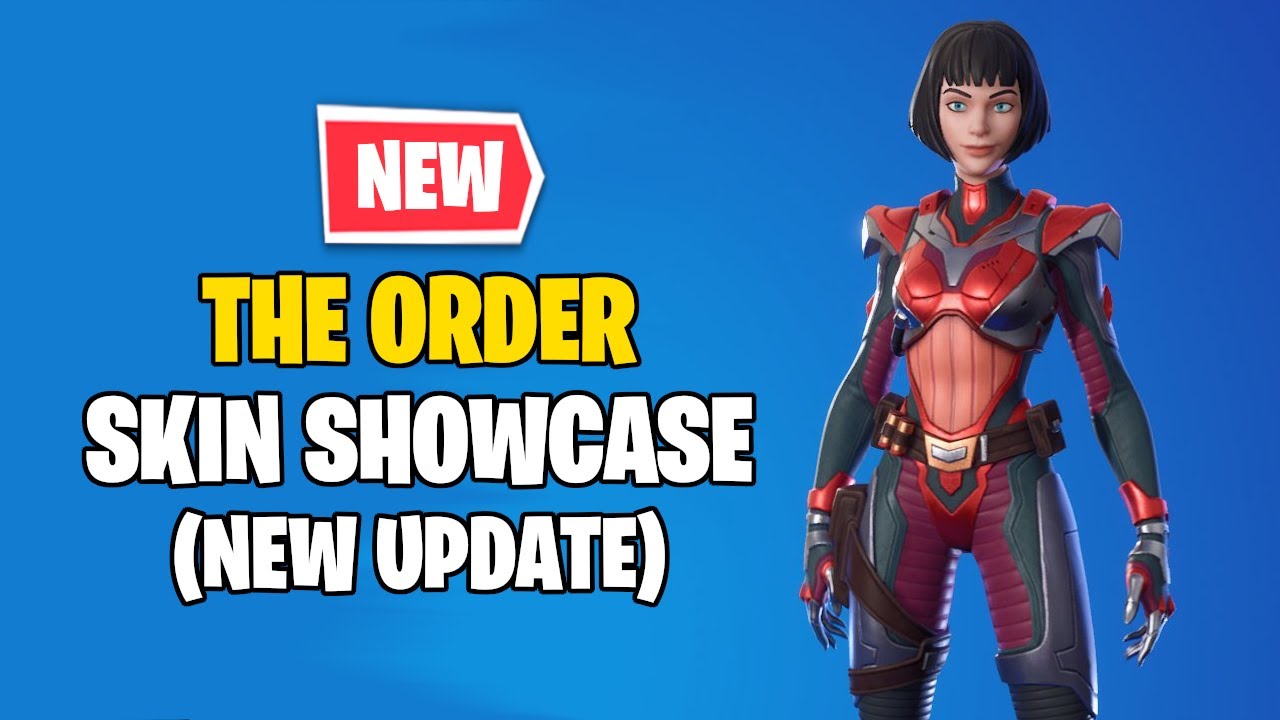 *NEW* THE ORDER SKIN GAMEPLAY - FORTNITE NEW SEVEN MEMBER - YouTube