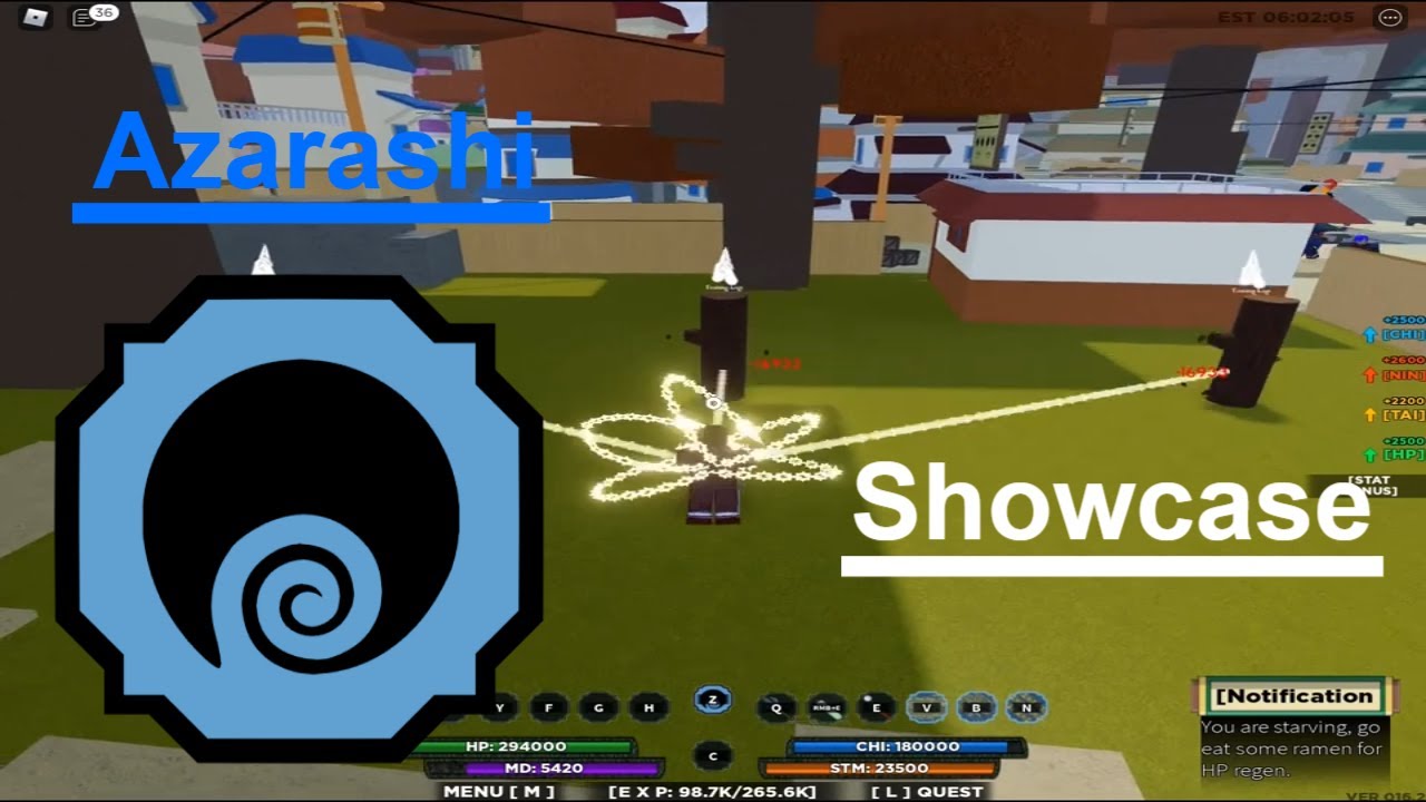 Shindo Life "Azarashi Bloodline Showcase" - YouTube