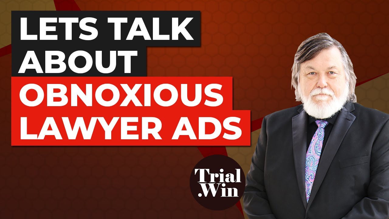 Lets Talk About Obnoxious Lawyer Ads - YouTube