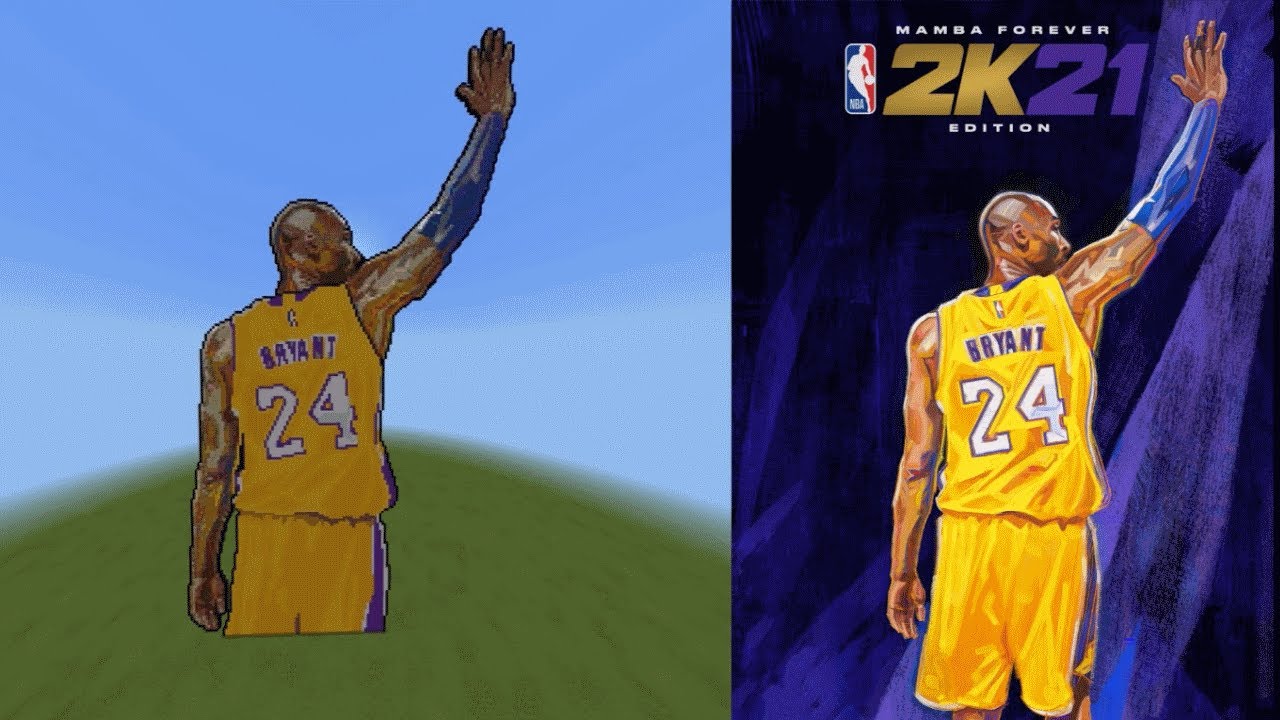 Minecraft Pixel Art Timelapse - Kobe Bryant - YouTube