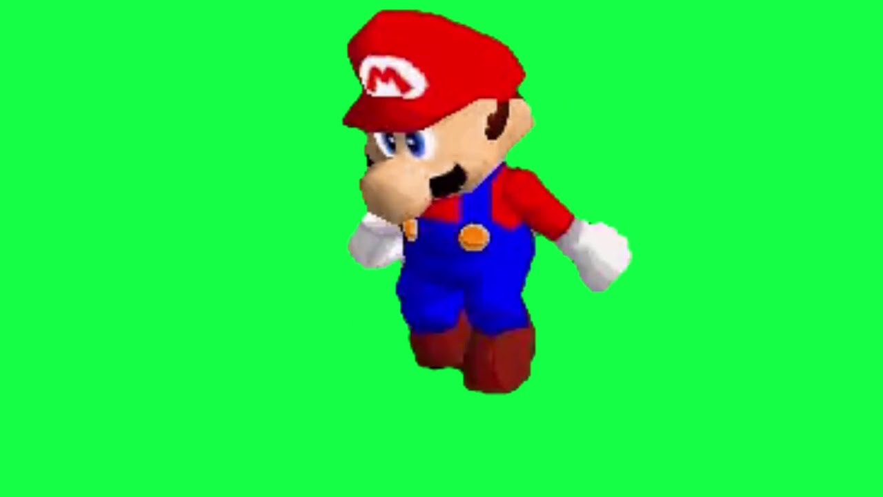 Mario N64 Green Screen - YouTube