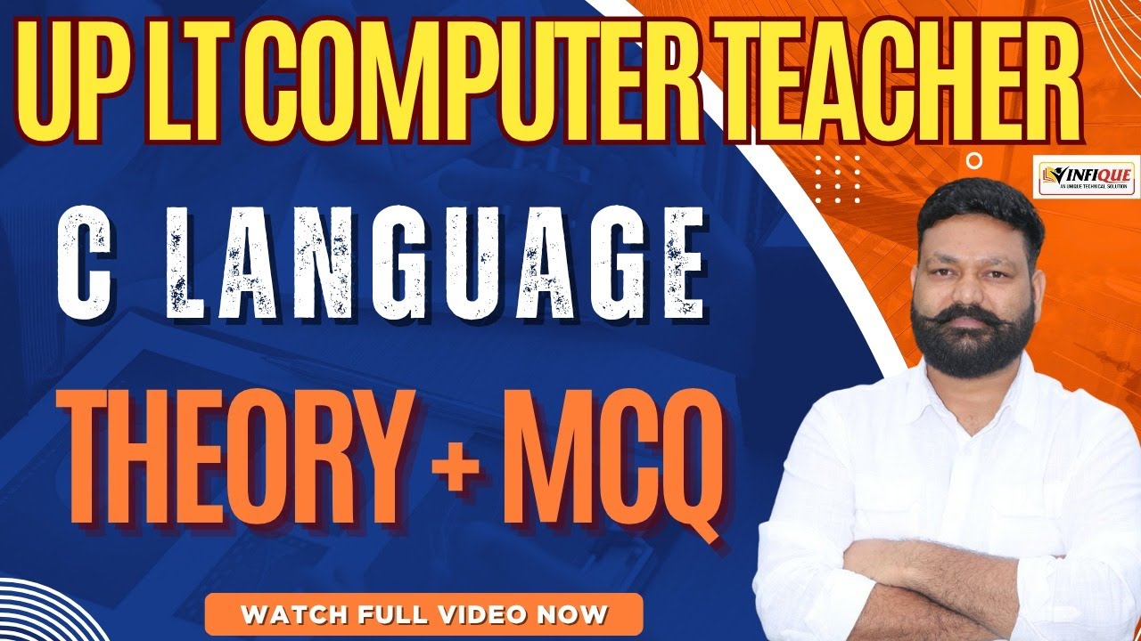 Up Lt Grade Computer Teacher vacancy 2025 | Computer anudeshak Bharti 2025 | C programming - YouTube