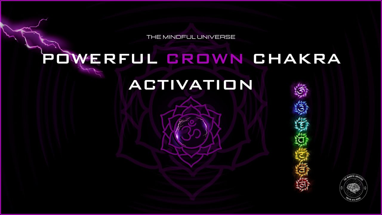 Crown Chakra Guided Meditation - Activates Sahasrara Chakra 963 Hz ...