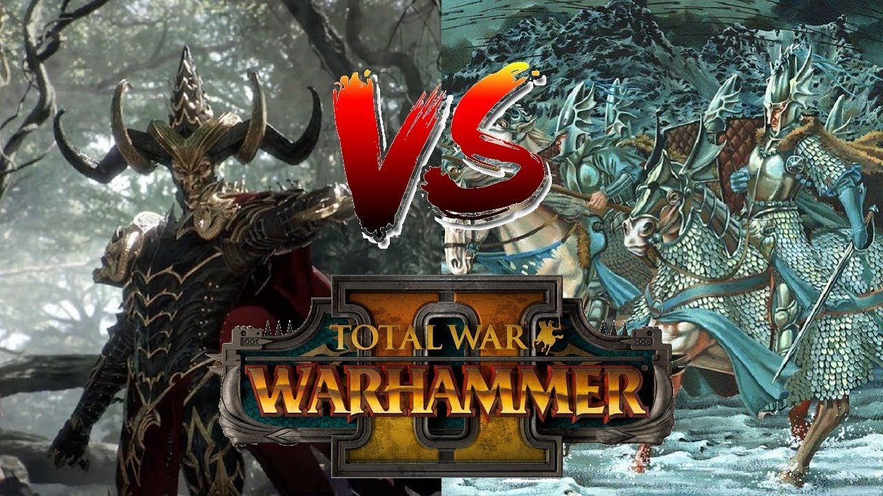 High Elves vs Dark Elves | THE ELITE ASUR - Total War Warhammer 2 ...