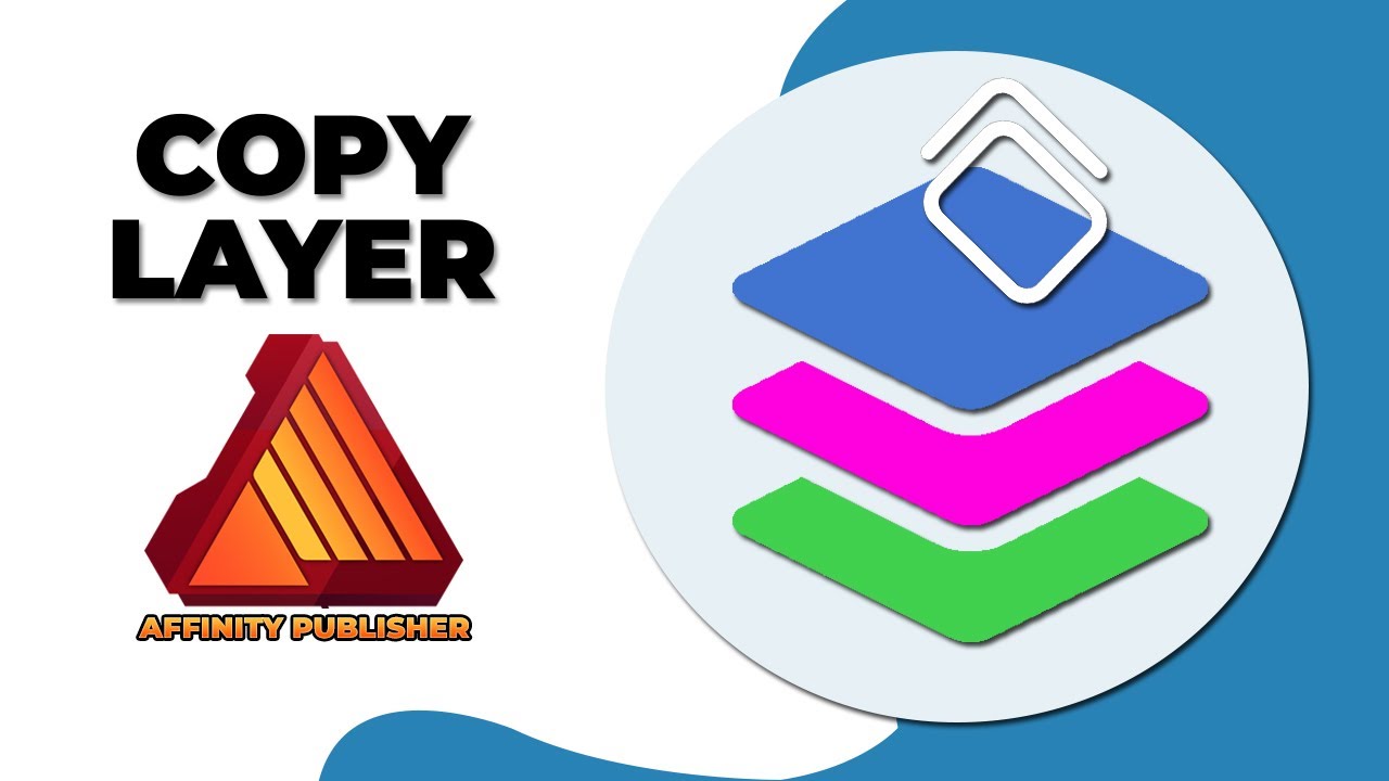 How to copy layer in affinity publisher - YouTube