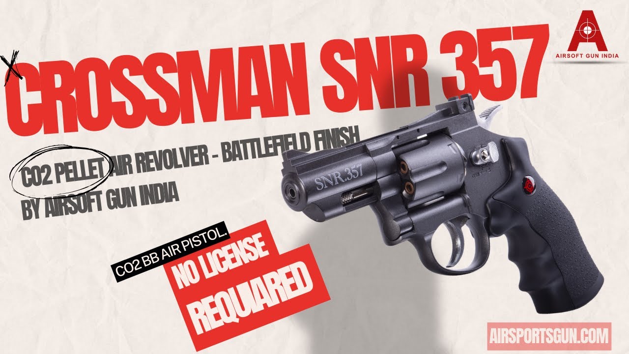 Crosman SNR 357 Pellet And BB 177Cal, 4 5mm Air Revolver in India by ...