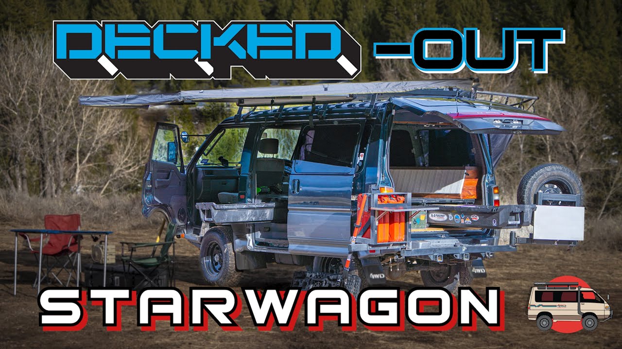 DECKED-Out Van Life! Delica Starwagon 4x4 Buildout - YouTube