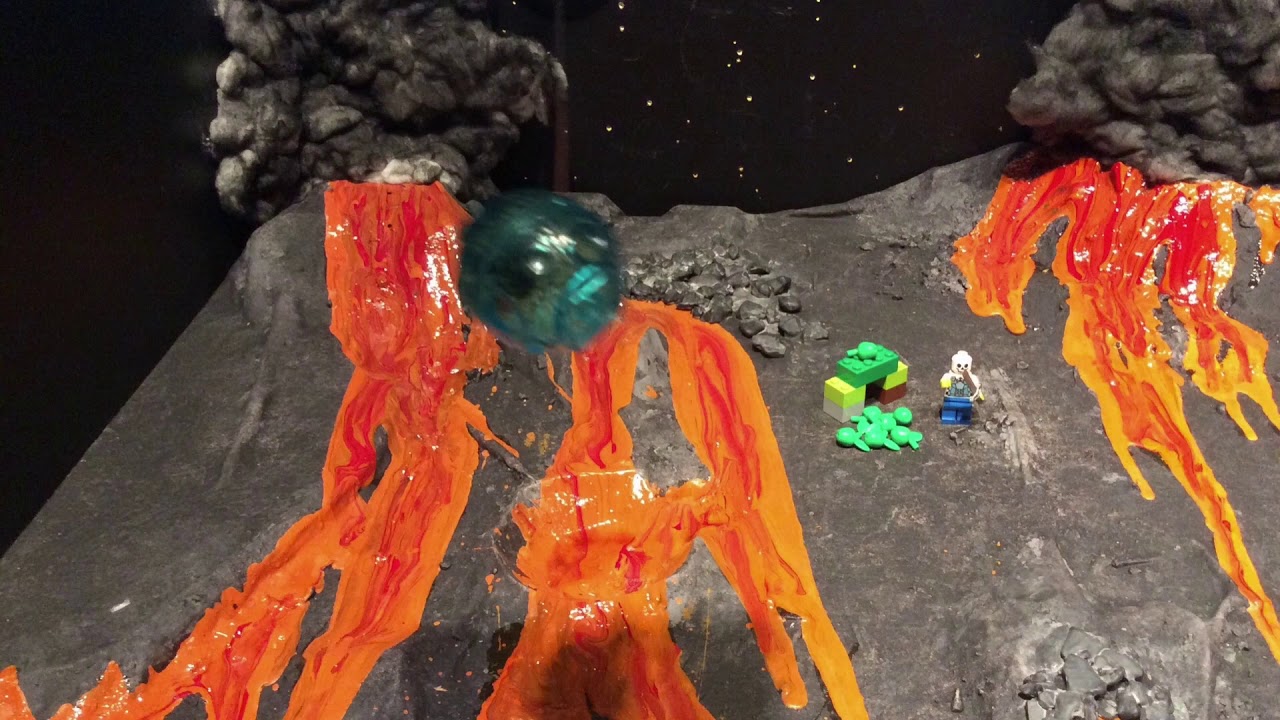 Meteor nedslag på lava planet - YouTube
