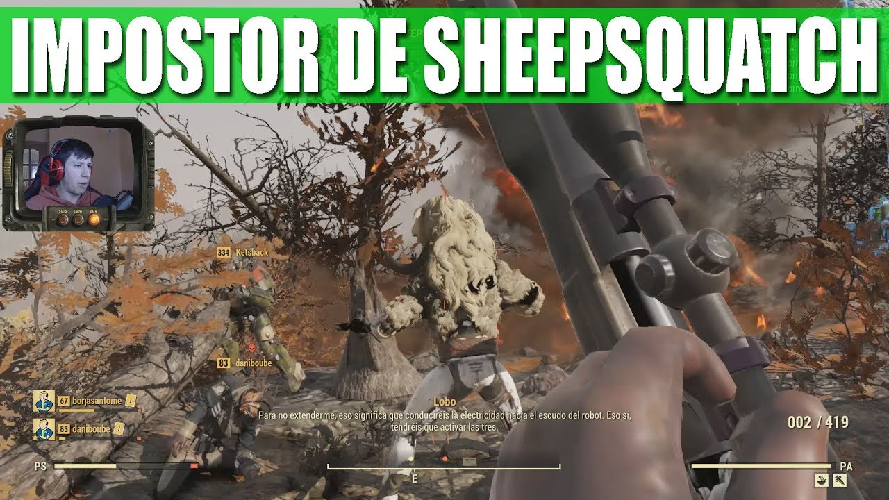FALLOUT 76 | EL IMPOSTOR DE SHEEPSQUATCH LEGENDARIO *** - YouTube