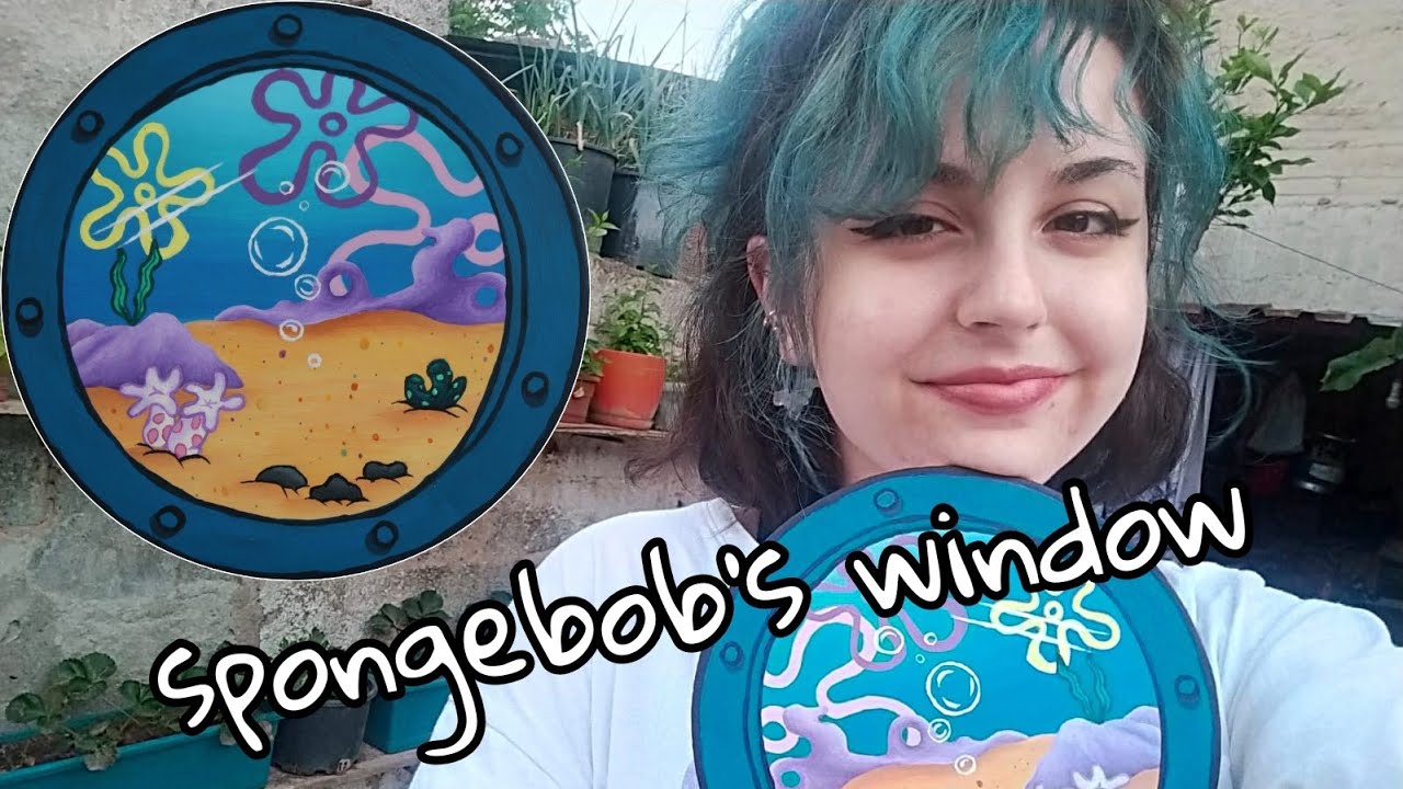 let's paint spongebob's window ∣ paint with me - YouTube