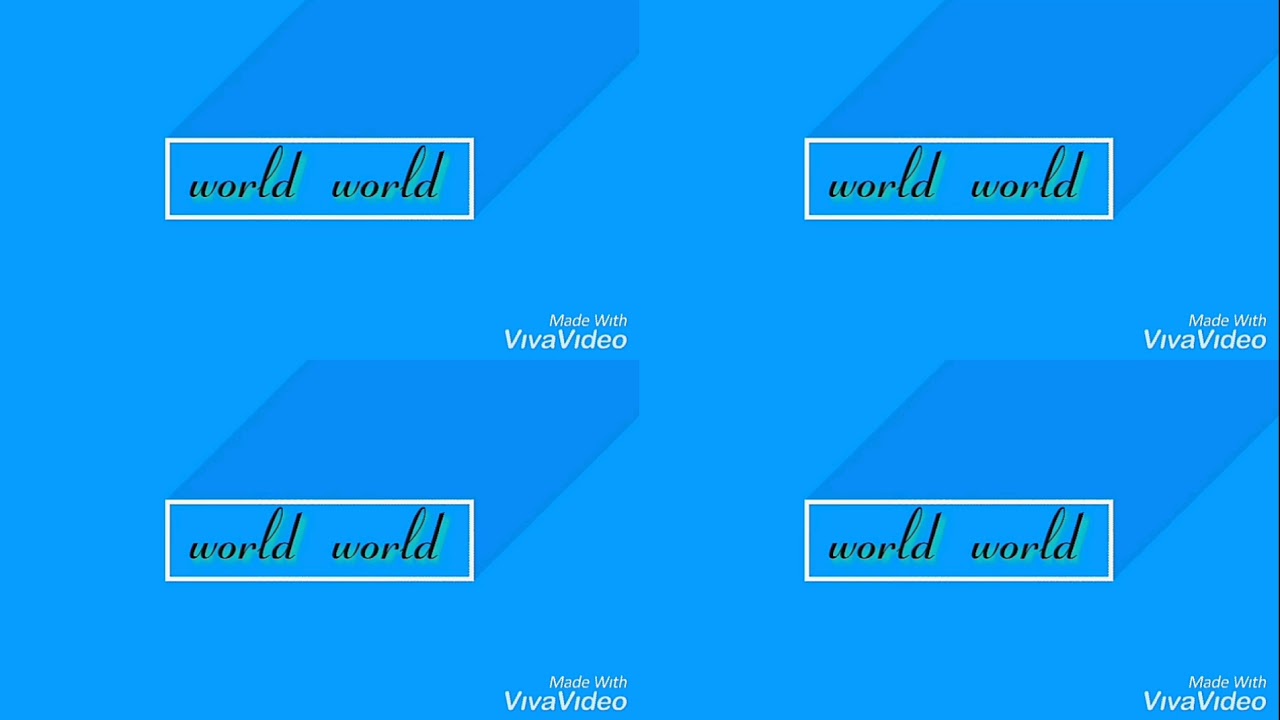 World World Intro - YouTube
