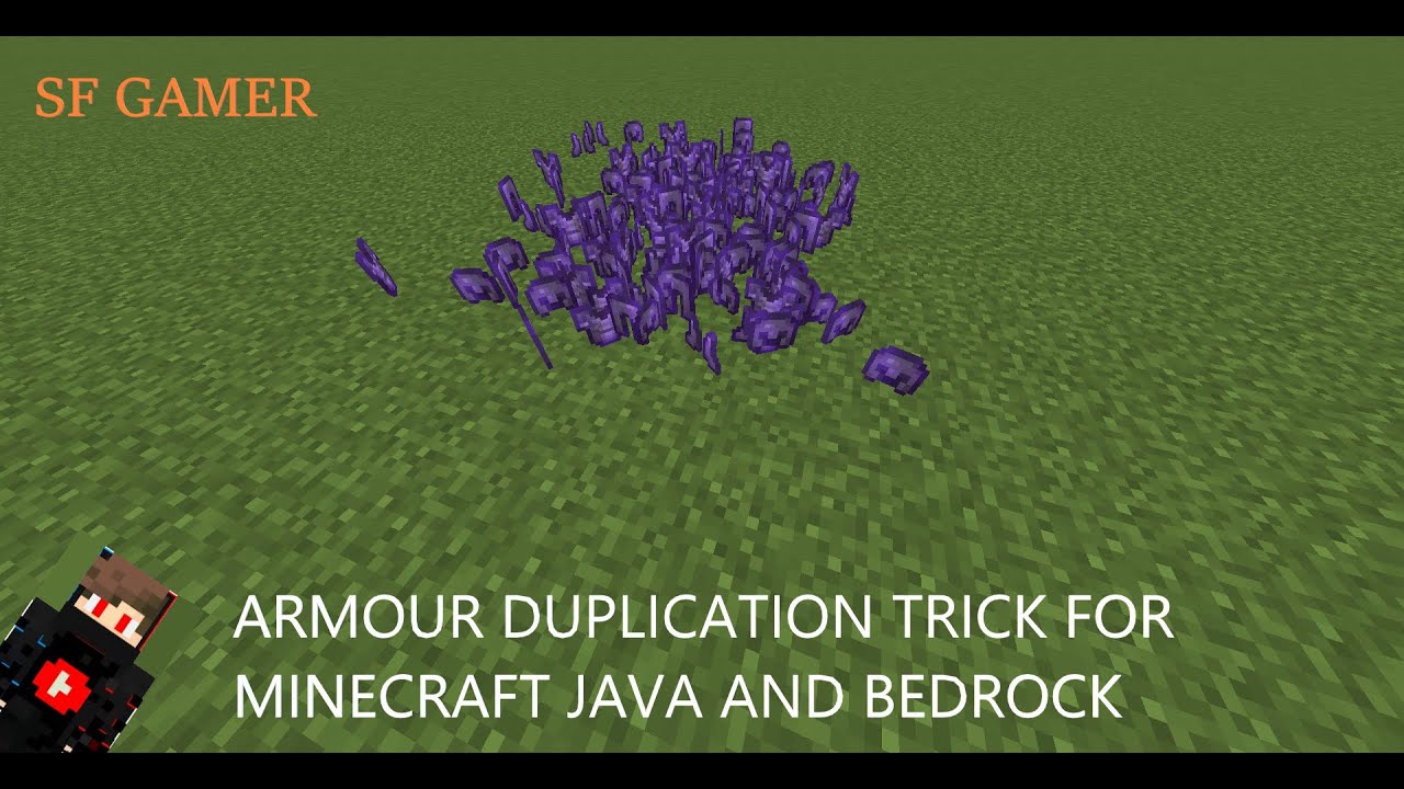 INFINITE ARMOUR GLITCH IN MINECRAFT (BEDROCK+JAVA)WORKING 2021! - YouTube