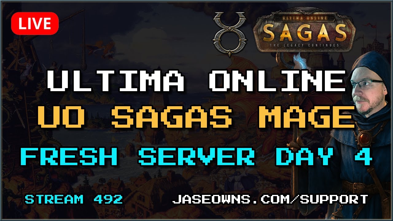 New Ultima Online Server | Day 4 on UO Sagas | Dungeon Map Exploration ...