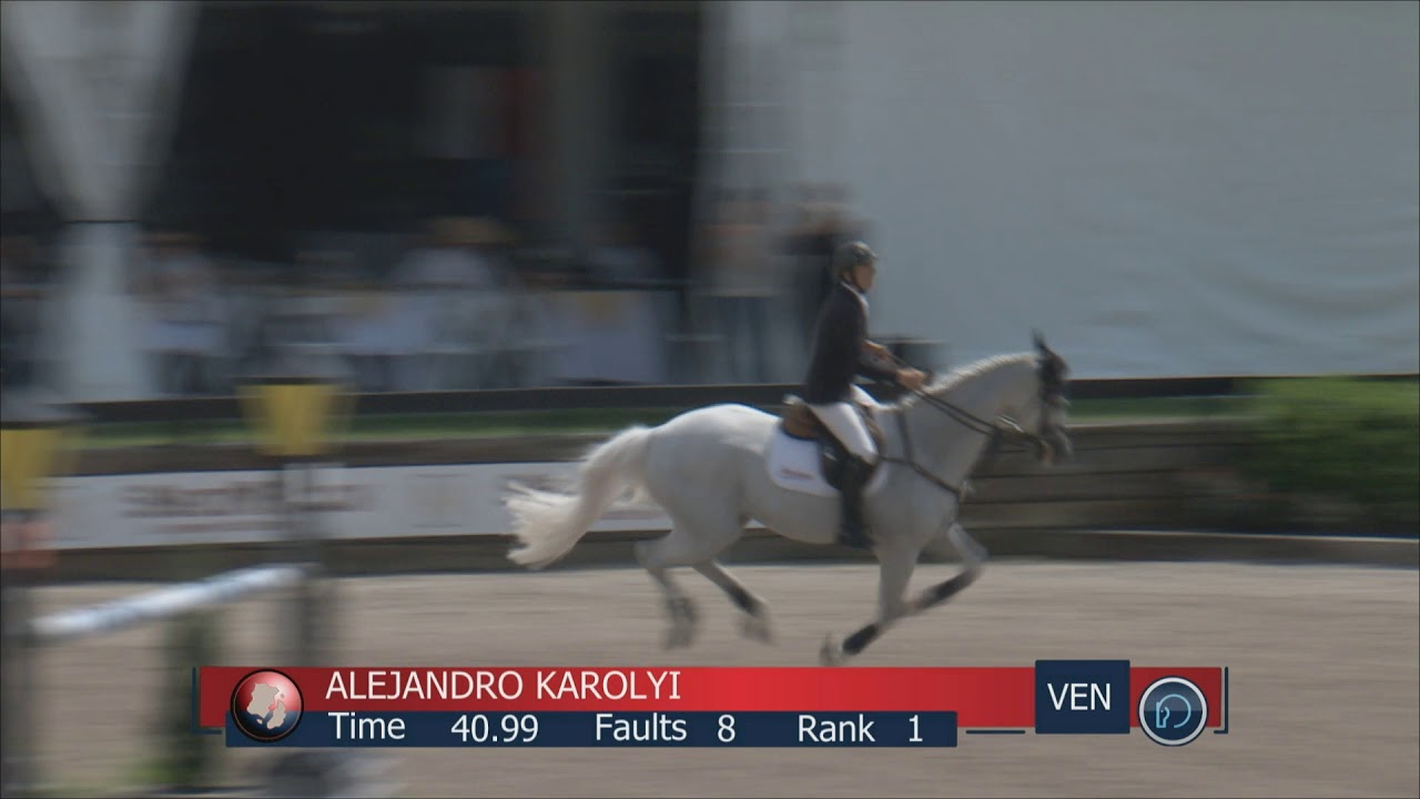 Class 28 Alejandro Karolyi riding Willow Jump Off - YouTube