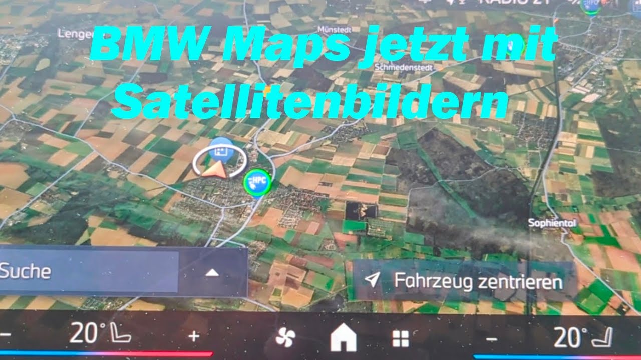 BMW Maps hat jetzt auch Satellitenbilder - YouTube