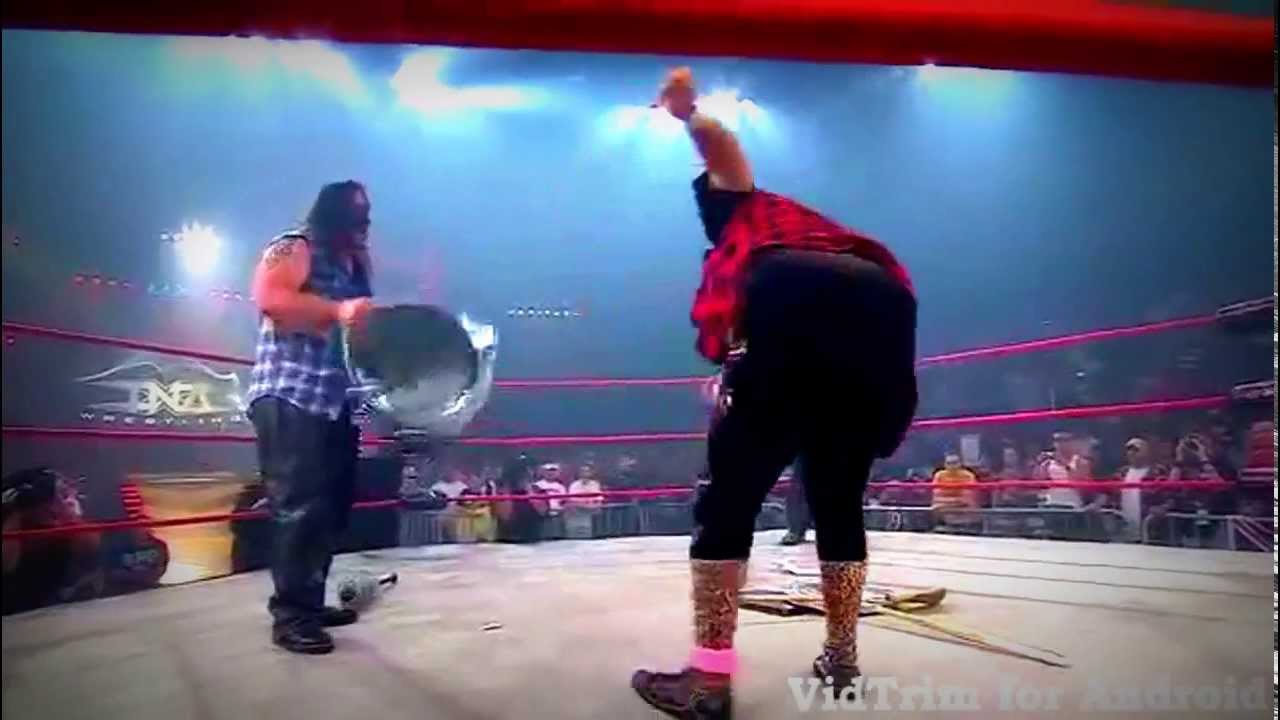 Abyss vs Mick Foley in a Monster´s Ball Match Highlights - YouTube