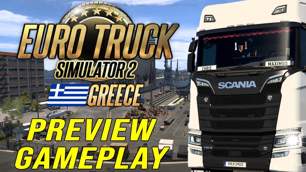 ETS2 Greece DLC I First Look ★ PREVIEW Gameplay Griechenland DLC 🔴 LIVE ...