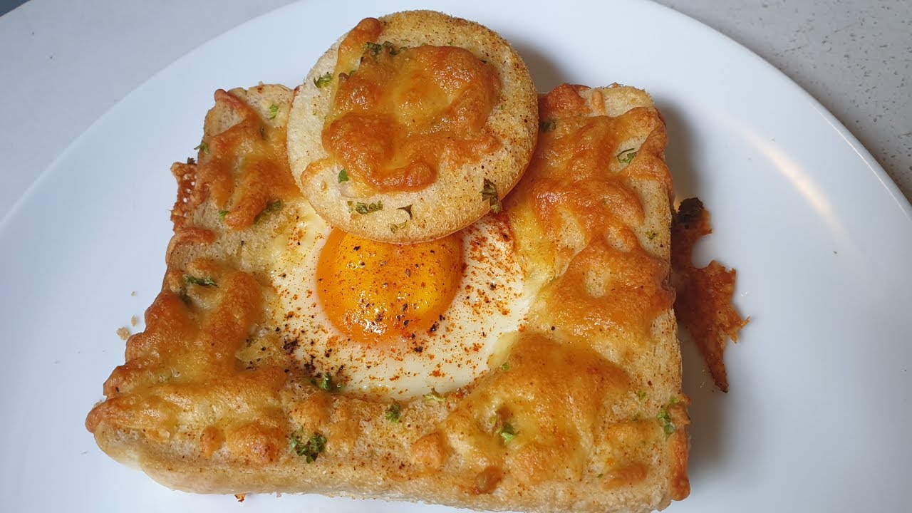 Special Egg in the Hole Recipe | Easy Breakfast Ideas | Cheese Egg ...