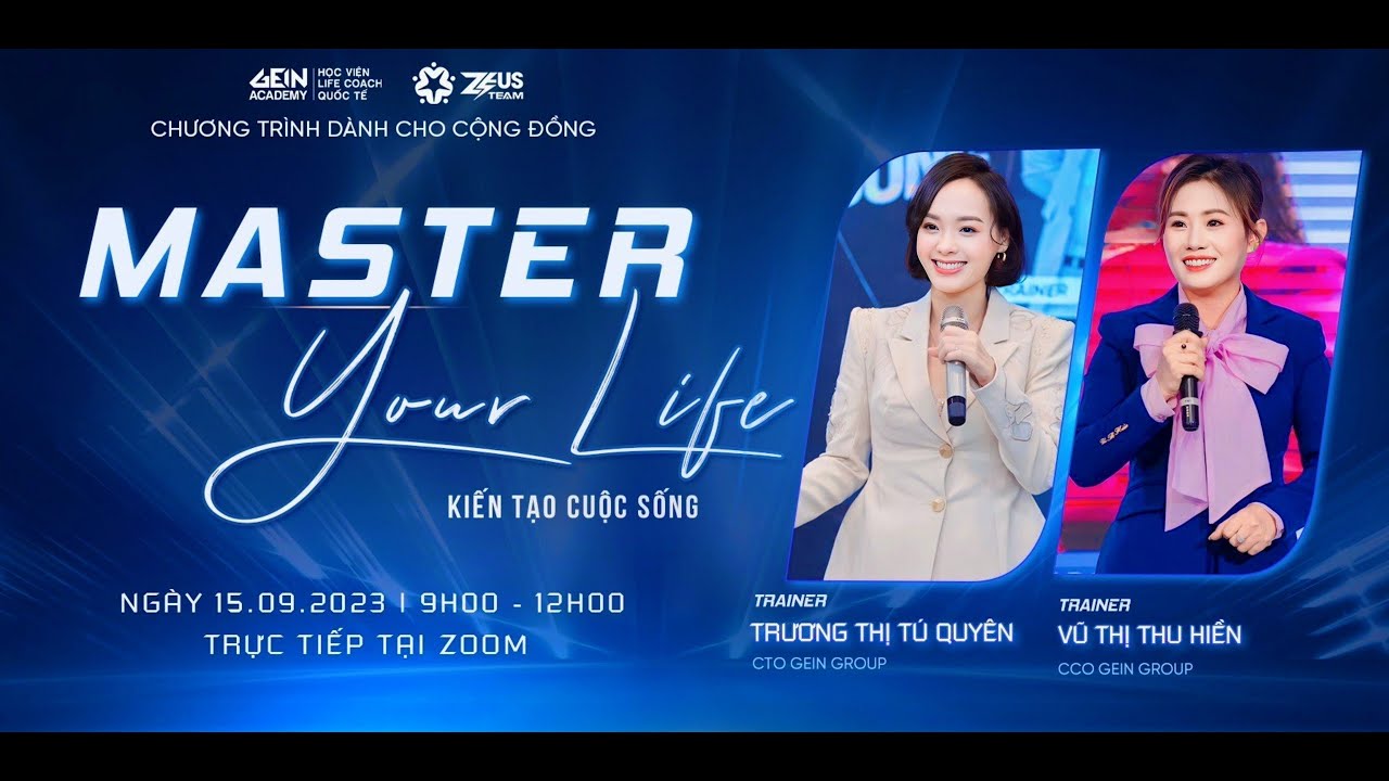 Master You Life - Kiến tạo cuộc đời bạn - YouTube