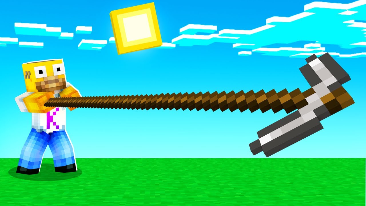 COMO HACER el PICO MÁS LARGO de MINECRAFT 😱😂 PICO SECRETO MINECRAFT ...