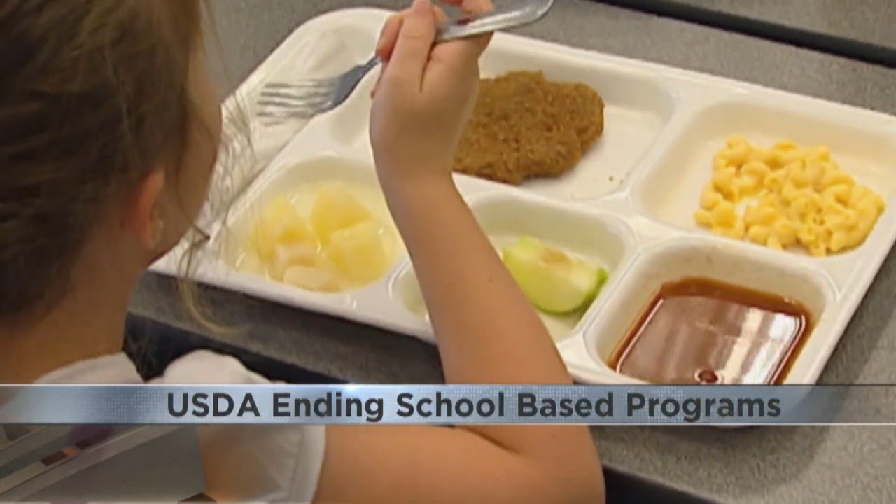 USDA suspends funding for school-based meal programs - YouTube
