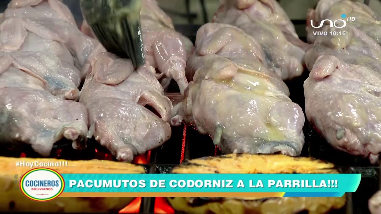 PACUMUTO DE CODORNIZ A LA PARRILLA - Cocinero Luis Gutierrez - YouTube