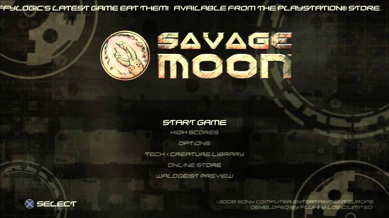 Savage Moon Title Screen (PS3) - YouTube