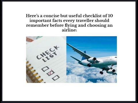 10 important facts every traveler should remember before flying and ...