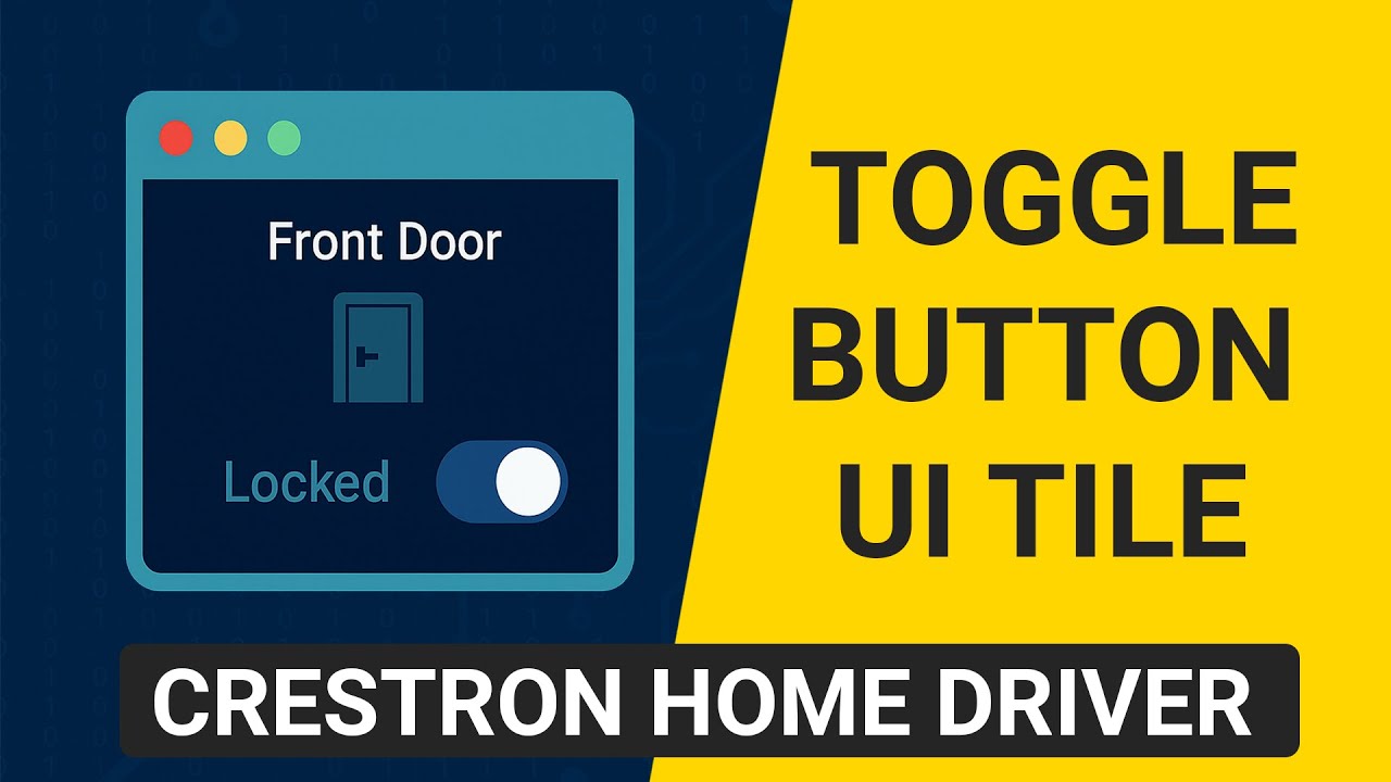 Customizable Toggle Button for Crestron Home | Practical 2N Switch ...