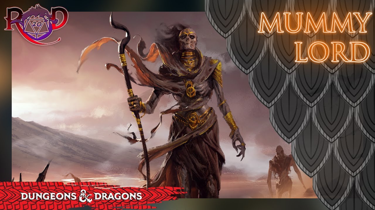 D&D 5e - Como Usar Mummy Lords de Forma Efetiva (Táticas do Monstro e ...