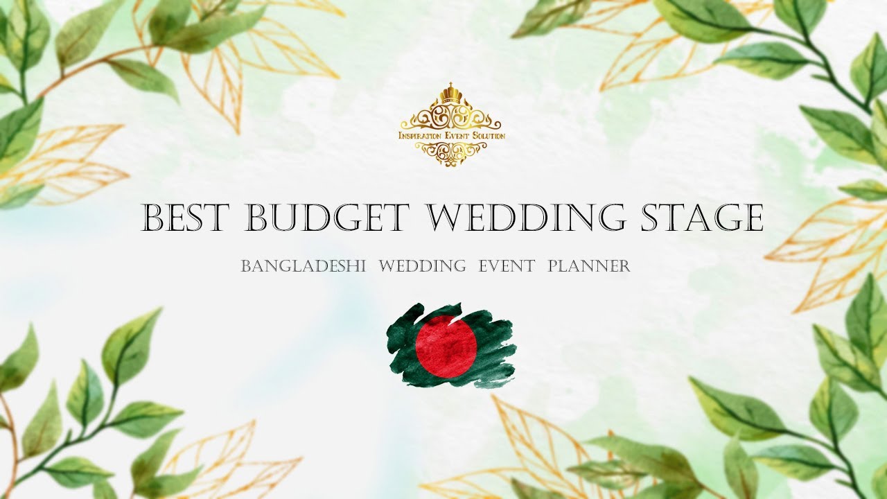 Low Budget Best Wedding Reception Stage. Best Budget Stage Decoration ...