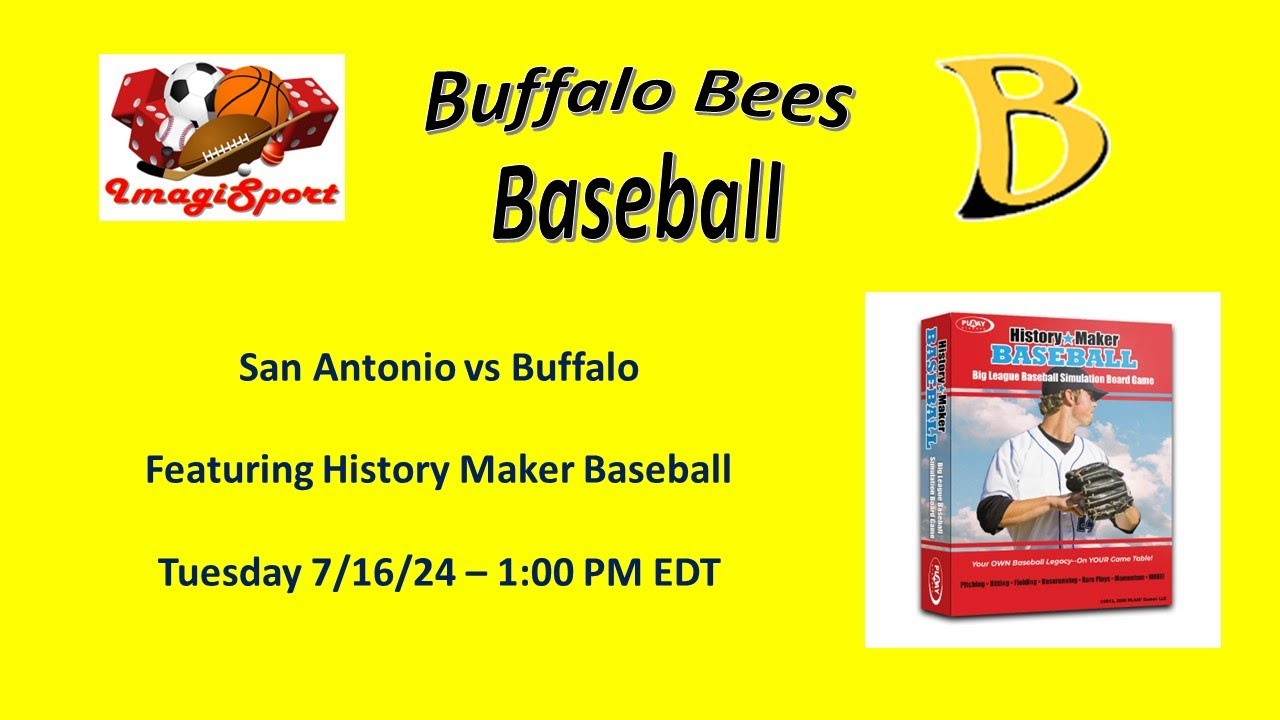 History Maker Baseball - BACL: San Antonio vs Buffalo - YouTube