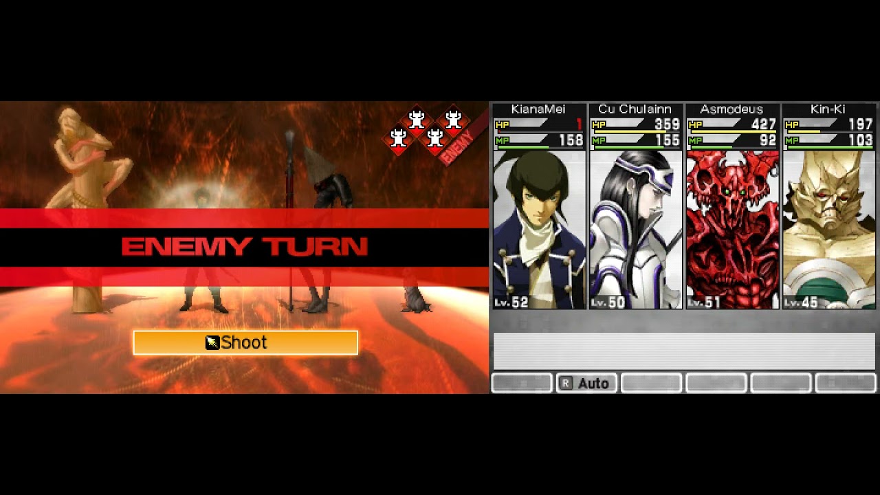 SMT IV - Hunter Tournament Finals (Low Level*, Master Difficulty, NG+ ...