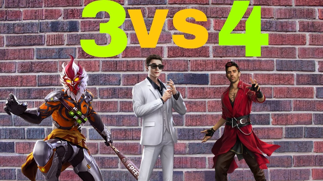 3v4 free fire🔥🔥 game play video - YouTube