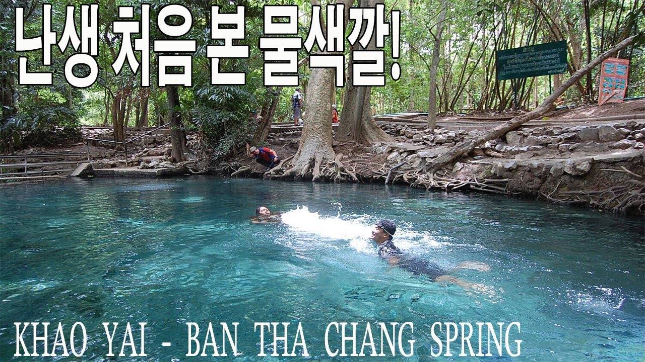 현지인도 잘 모르는 숨겨진 명소 코끼리 수영장? 카오야이 여행 Ban tha Chang spring KHAO YAI - YouTube
