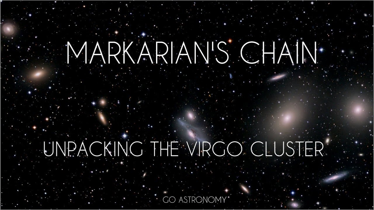 Markarian's Chain: 8 Beautiful Galaxies in the Virgo Cluster - YouTube