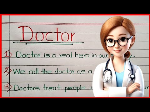 10 Lines on Doctor in English🔥My Dream Doctor 🔥My Dream is Doctor🔥My ...
