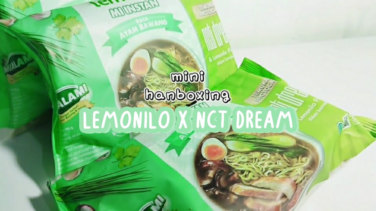 lemonilo nct dream unboxing | mini hanboxing | lemonilo x nct dream ...