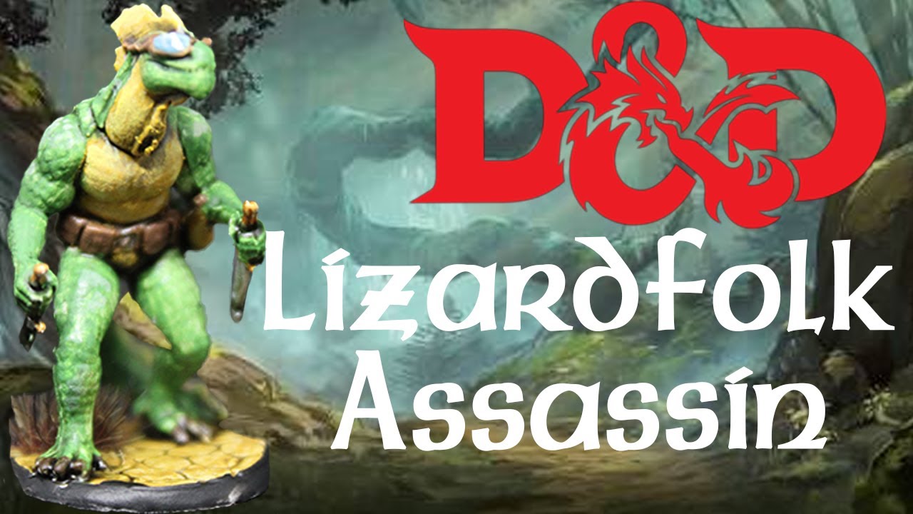 Lizardfolk Assassin// D&D chacater - YouTube