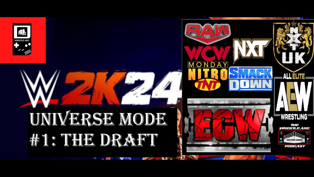 The Draft || Wrestle Arc's WWE 2K24 Universe Mode Episode #1 - YouTube