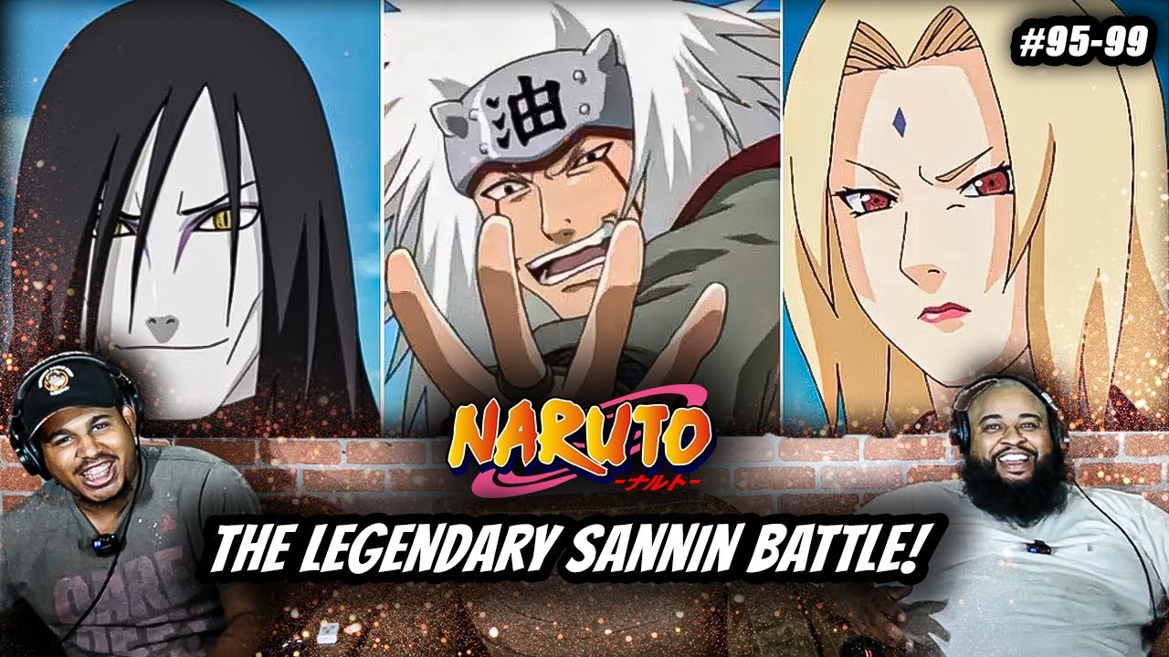The legendary Sannin Fight! Naruto ep 95, 96, 97, 98 and 99 mashup ...