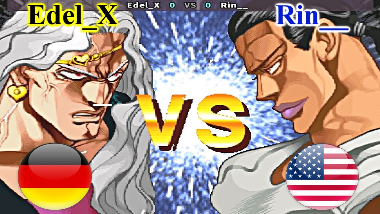 JoJo's Bizarre Adventure - Edel_X vs Rin__ - YouTube