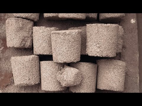 Yellow stone crush dry floor crumbling super crunchy crispy oddly - YouTube