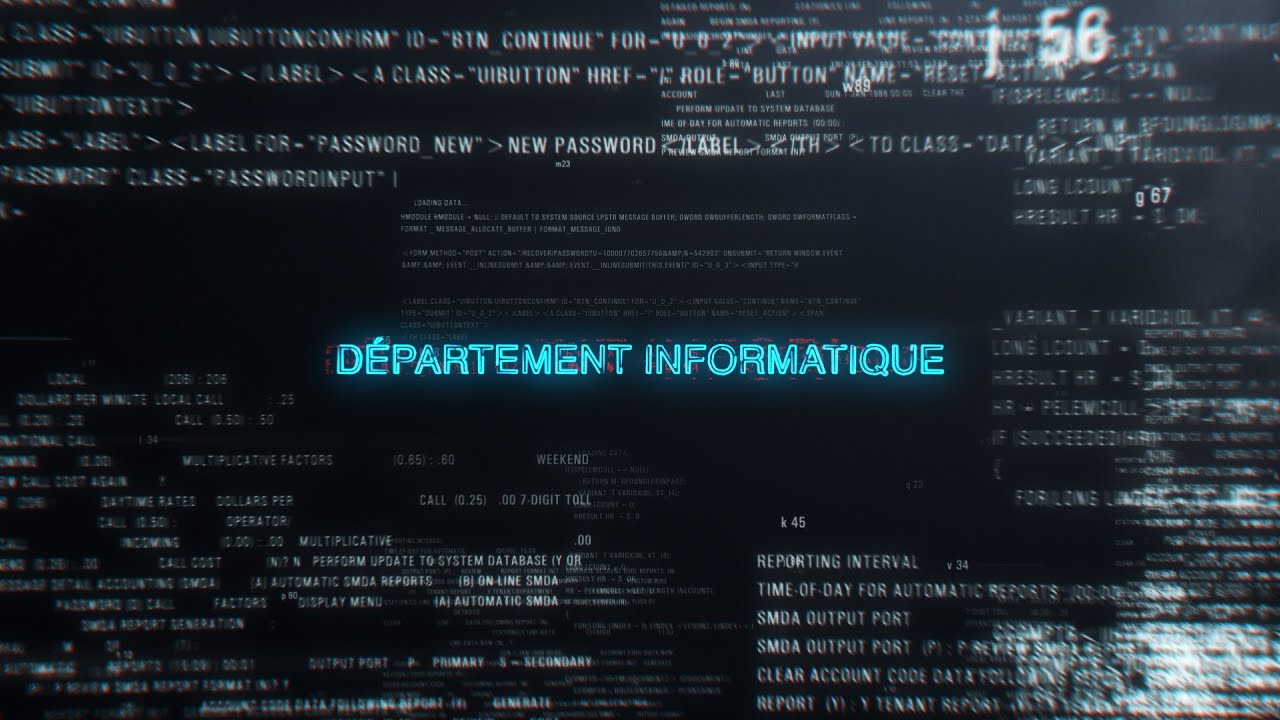 Présentation département Informatique - YouTube