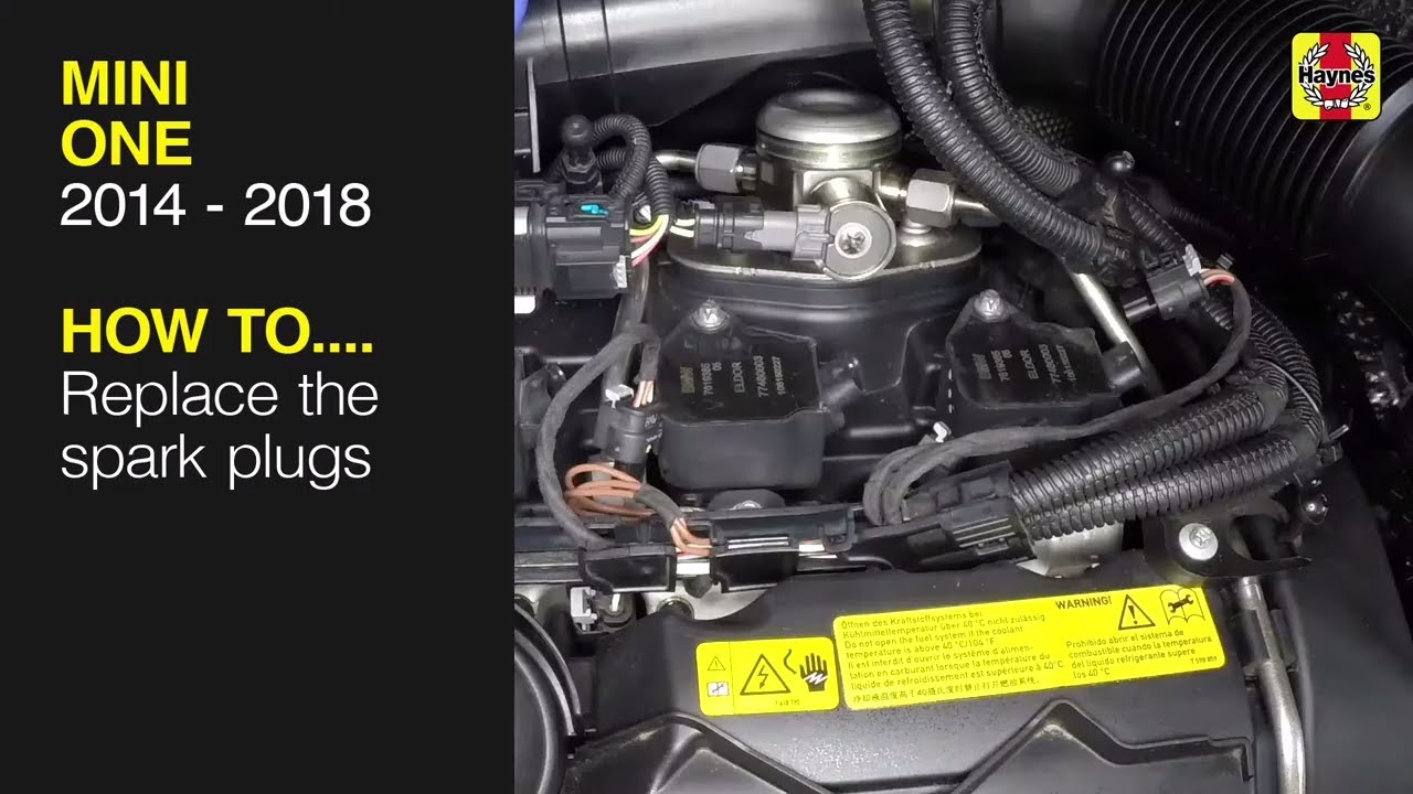 Mini One (2014 - 2018) - Replace the spark plugs - YouTube