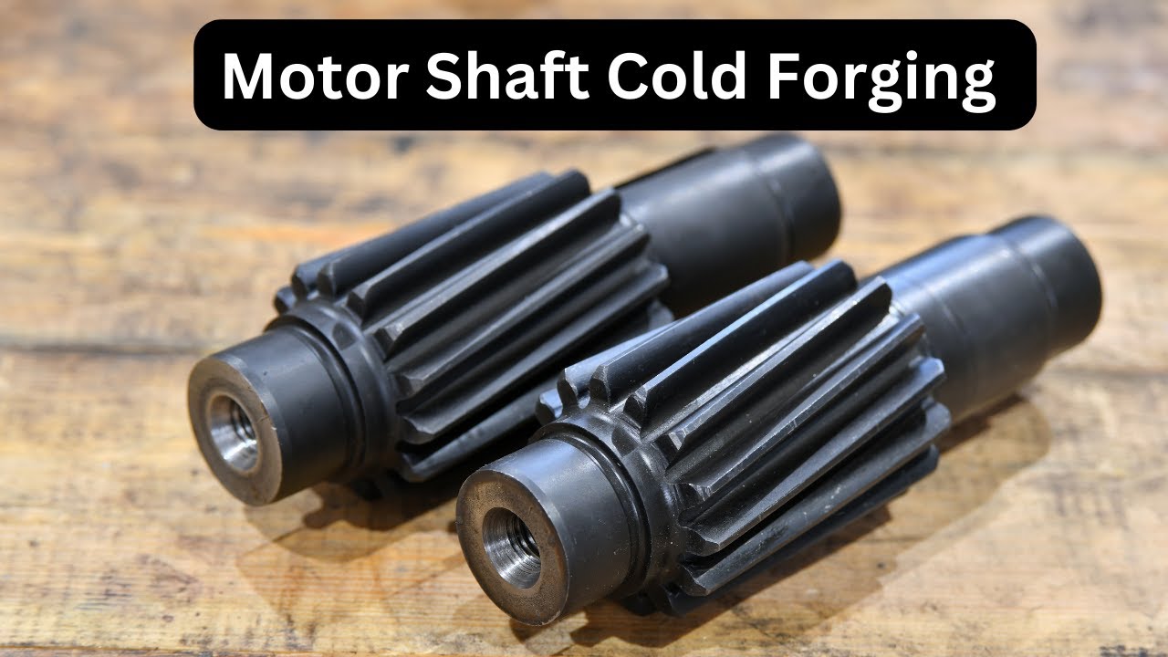 Cold Forged Motor Shaft With Keyway | Shaft EV - YouTube