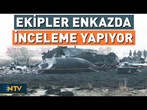 Uzman Ekipler Düşen Kargo Uçağının Enkazında İnceleme Yapıyor | NTV